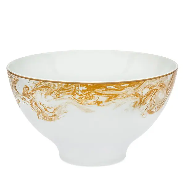 RICCI ARGENTIERI Stella Dinnerware Serving Bowl - Gold