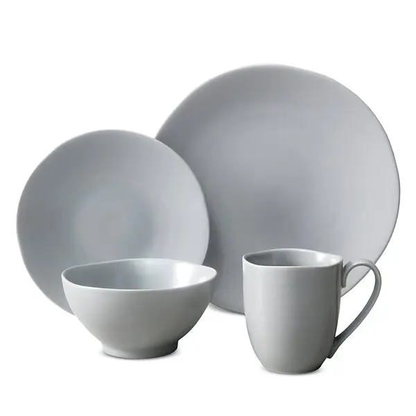 FORTESSA Heirloom 16 Pc Dinnerware Set - Smoke
