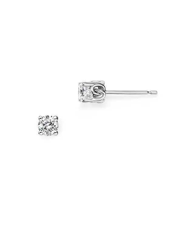 Bloomingdale'S Diamond Stud Earrings 0.33 Tcw In 14k Gold - White