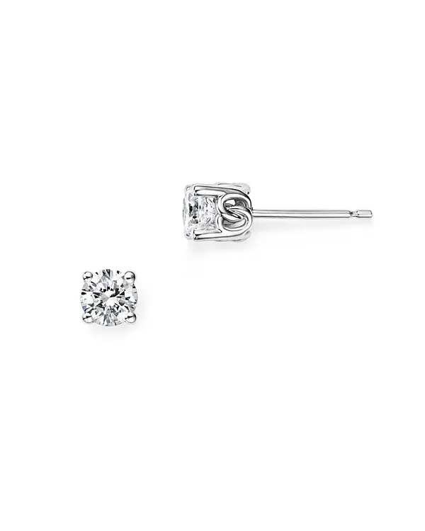 Bloomingdale'S Diamond Stud Earrings, 0.50 Tcw - White