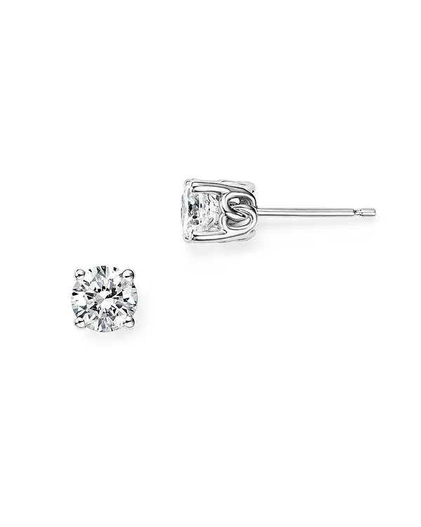 Bloomingdale'S Diamond Stud Earrings, 0.75 Tcw - White