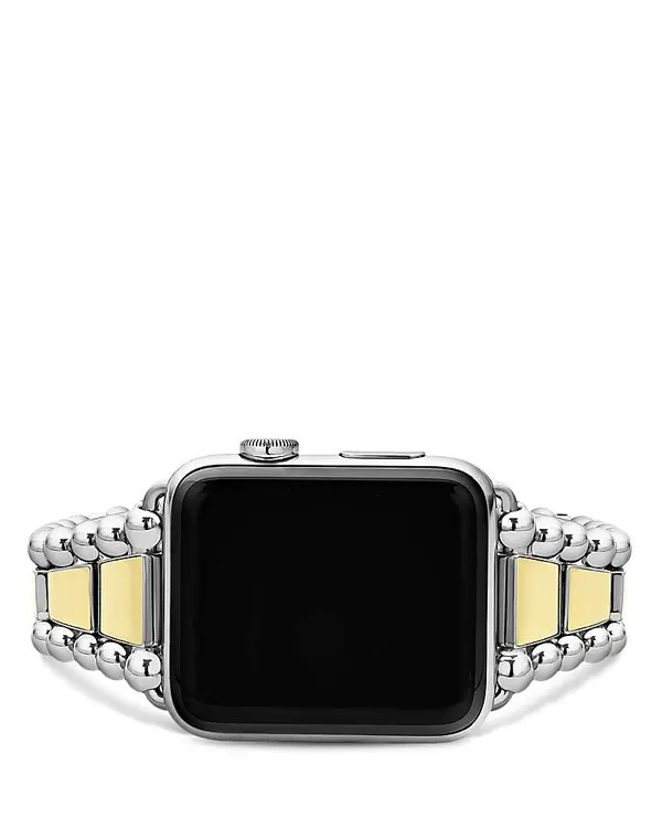 Lagos Smart Caviar Apple Watch Bracelet - Gold/silver