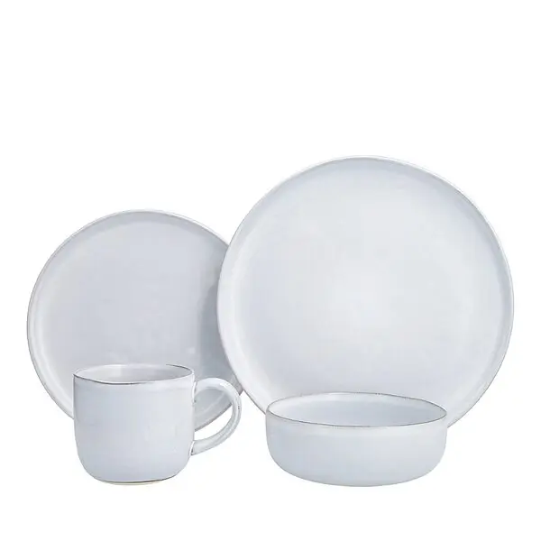 FORTESSA Nosee Svelte 16 Piece Dinnerware Set - Stone