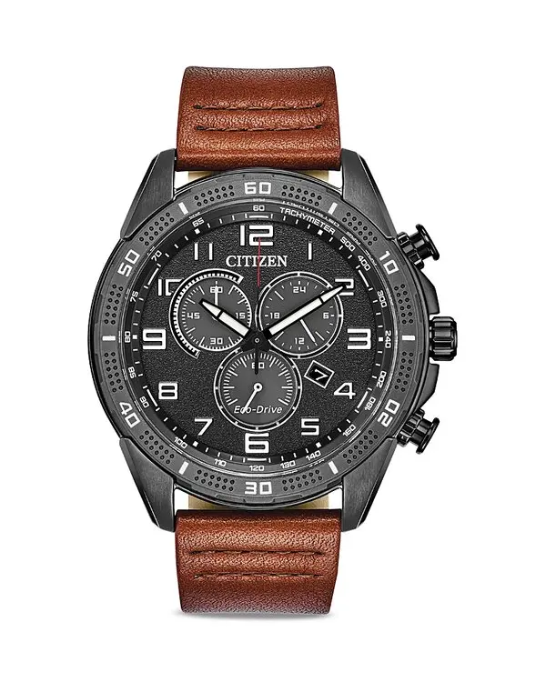 Citizen Eco-drive Brycen Weekender Chronograph - Black/brown