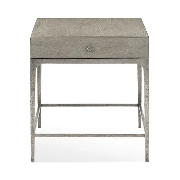 BERNHARDT Linea End Table - Cerused Greige