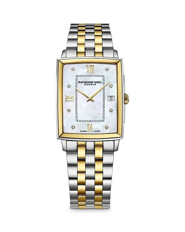 RAYMOND WEIL Toccata Two-tone Diamond Watch - Silver/gold