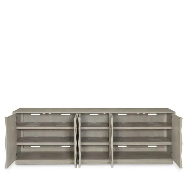 BERNHARDT Linea Entertainment Console - Cerused Greige