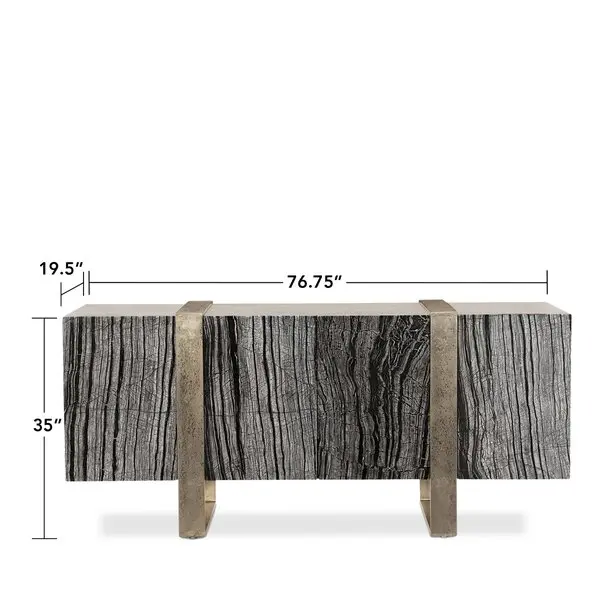 BERNHARDT Linea Marble Entertainment Console