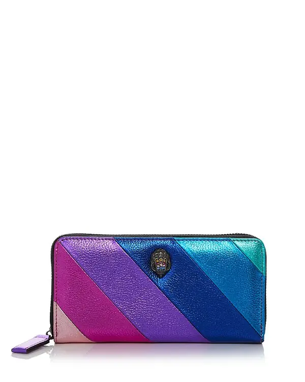 Kurt Geiger Kensington Zip Around Wallet - Multi/silver