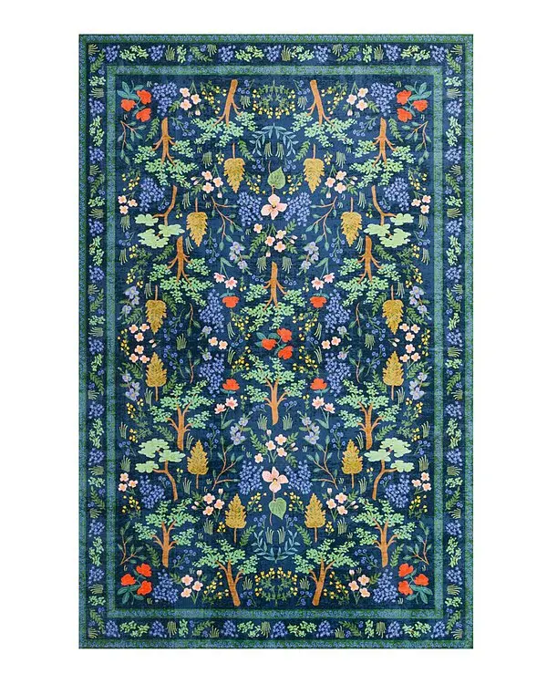 RIFLE PAPER CO. Jardin Jad-02 Area Rug, 2'3 X 3'9 - Navy
