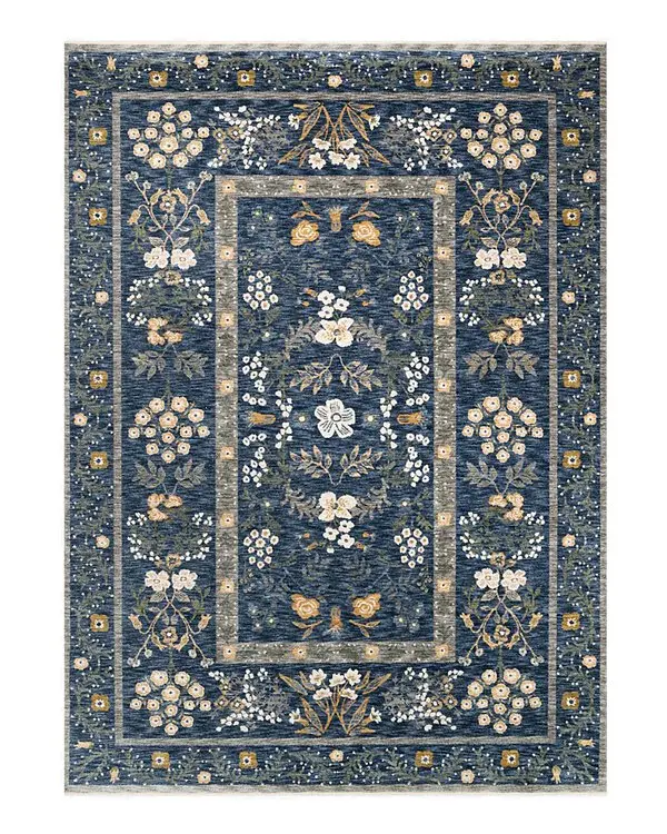 RIFLE PAPER CO. Kismet Kis-01 Area Rug, 2' X 3'4 - Navy