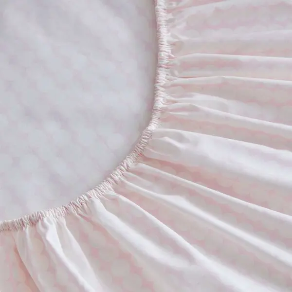Marimekko Pikku Rasymatto Cotton Percale Sheet Set, Queen - Light Pink