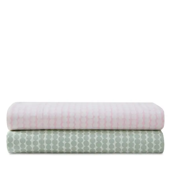 Marimekko Pikku Rasymatto Cotton Percale Sheet Set, Queen - Light Pink