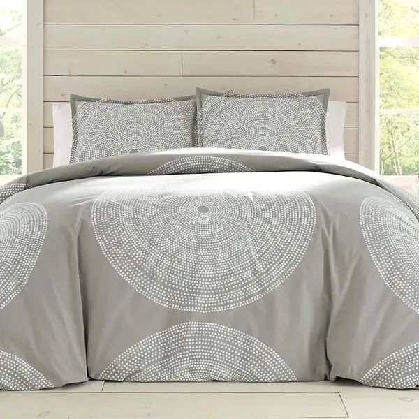 Marimekko Fokus Comforter Set, King - Gray