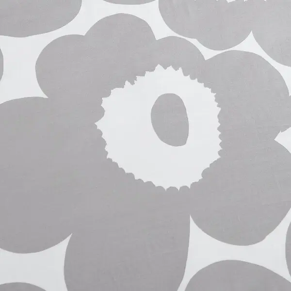 Marimekko Unikko Blue Comforter Set, King - Gray
