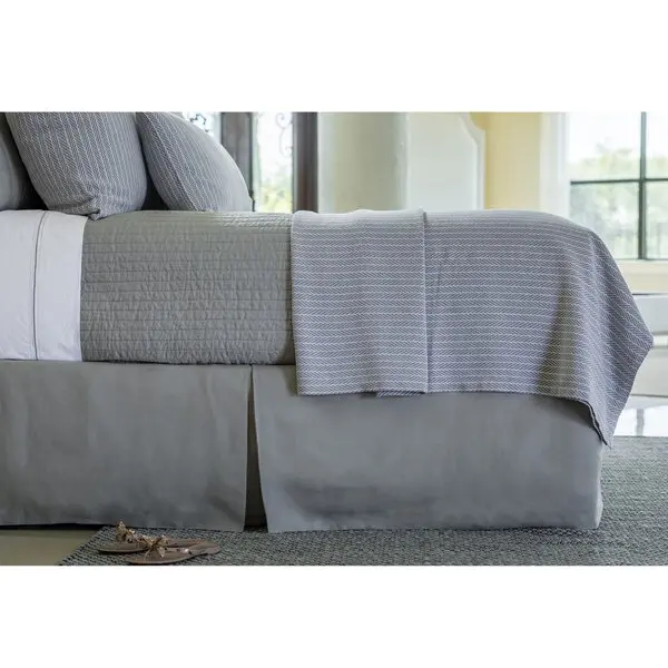LILI ALESSANDRA Bloom European Pillow - Light Gray
