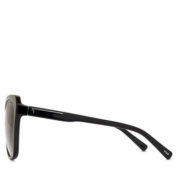 Tumi 502 Square Gradient Sunglasses - Black/brown Gradient