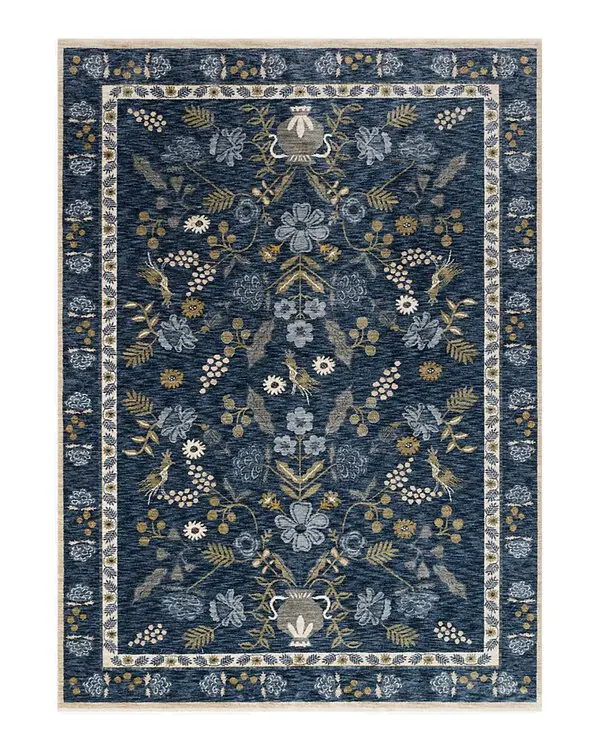 RIFLE PAPER CO. Kismet Kis-03 Area Rug, 2' X 3'4 - Navy