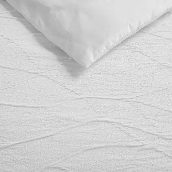 Vera Wang Abstract Crinkle Comforter Set, Queen