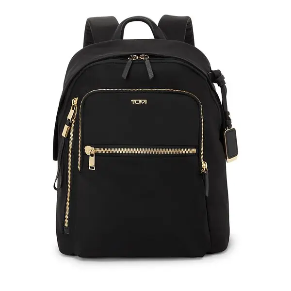 Tumi Voyageur Halsey Backpack - Black/gold