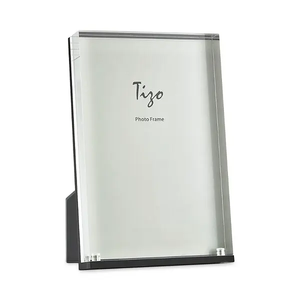 TIZO Lucite Easel Back 5 X 7 Picture Frame - Black