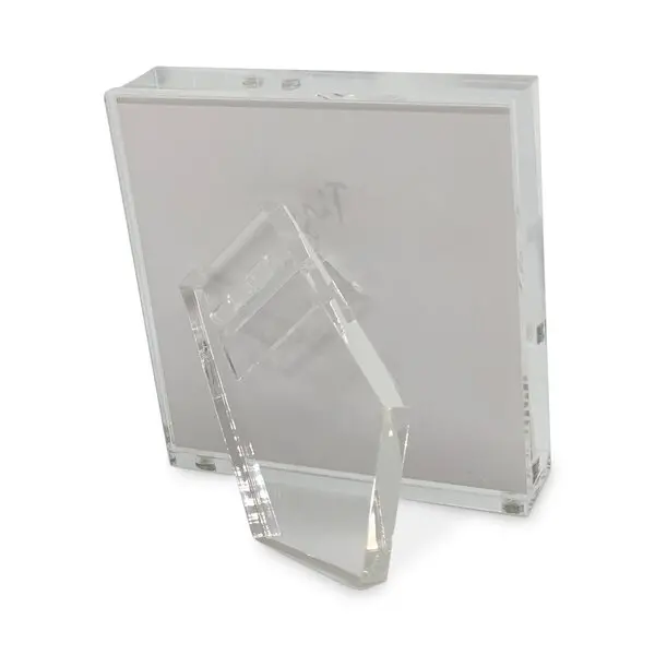 TIZO Lucite Easel Back 4 X 4 Picture Frame - Clear