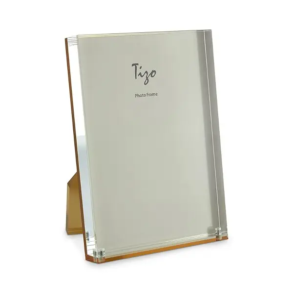 TIZO Lucite Easel Back 8 X 10 Picture Frame - Gold