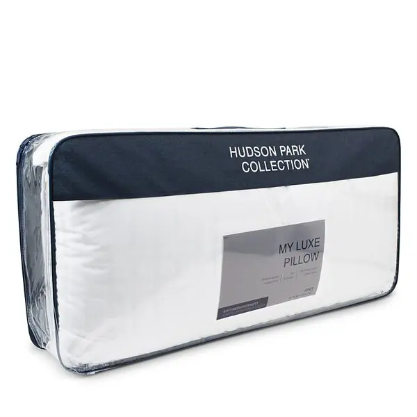 HUDSON PARK COLLECTION My Luxe Asthma & Allergy Friendly Soft/medium Density Down Pillow, King Exclusive - White