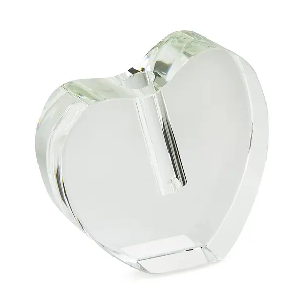TIZO Crystal Heart Shape Vase, Small - Clear