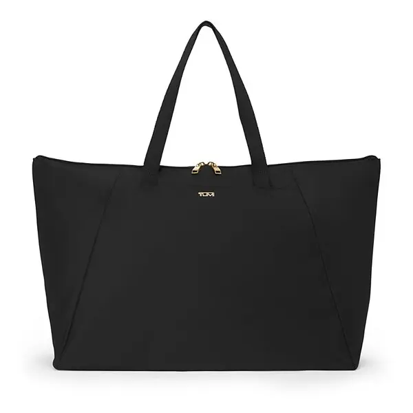 Tumi Voyageur Just In Case Large Zip Tote Bag - Black/gold