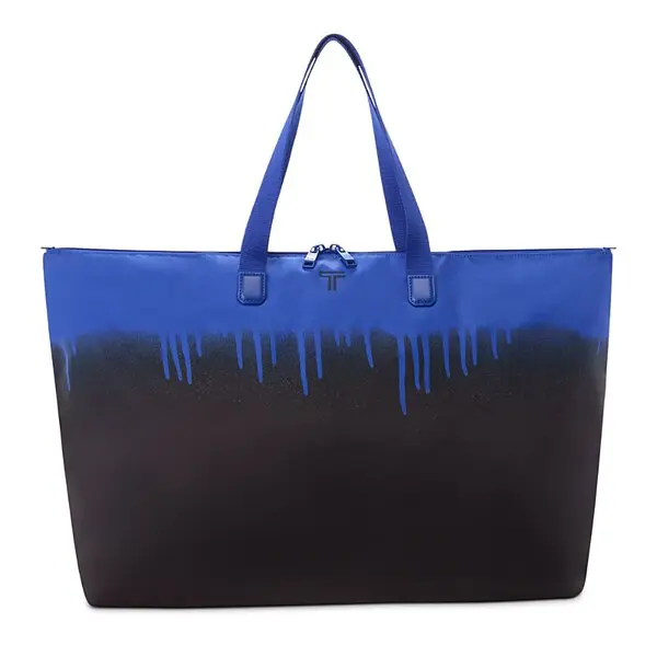 Tumi Voyageur Just In Case Large Zip Tote Bag - Electric Blue Spray Paint