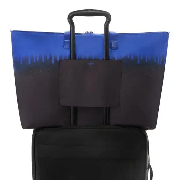 Tumi Voyageur Just In Case Large Zip Tote Bag - Electric Blue Spray Paint