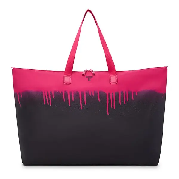 Tumi Voyageur Just In Case Large Zip Tote Bag - Fuschia Spray Paint