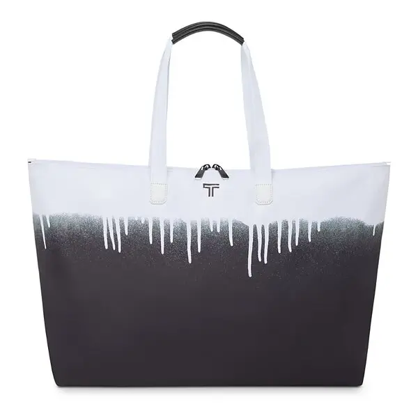 Tumi Voyageur Just In Case Large Zip Tote Bag - White Spray Paint