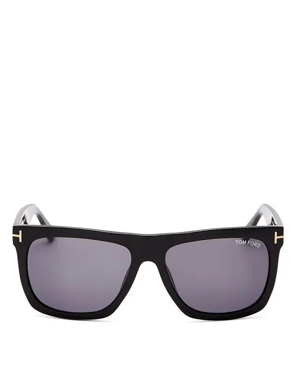 TOM FORD Morgan Square Sunglasses - Black/gray