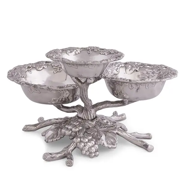 VAGABOND HOUSE Grape 3-tiered Bowl - Silver