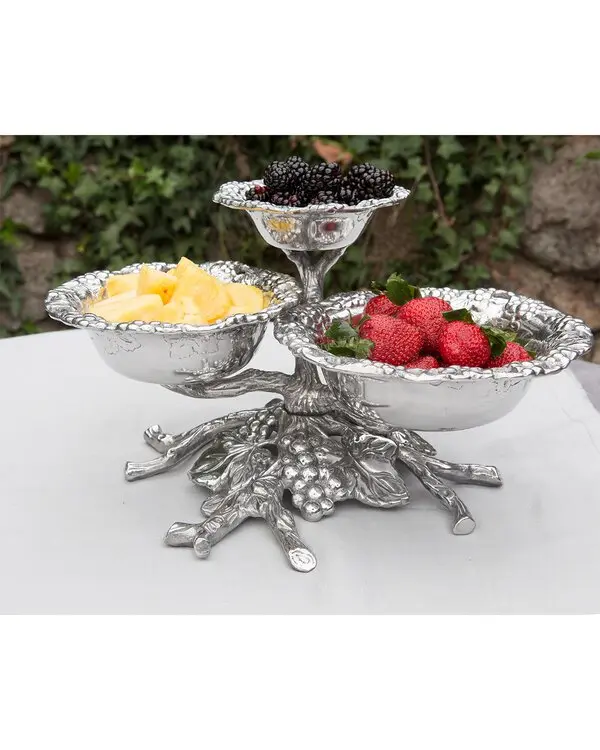 VAGABOND HOUSE Grape 3-tiered Bowl