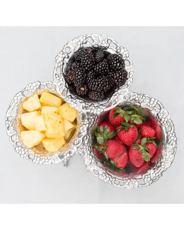 VAGABOND HOUSE Grape 3-tiered Bowl