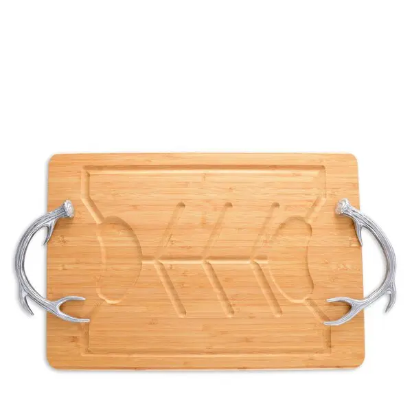 VAGABOND HOUSE Metal Antler Handle Carving Board