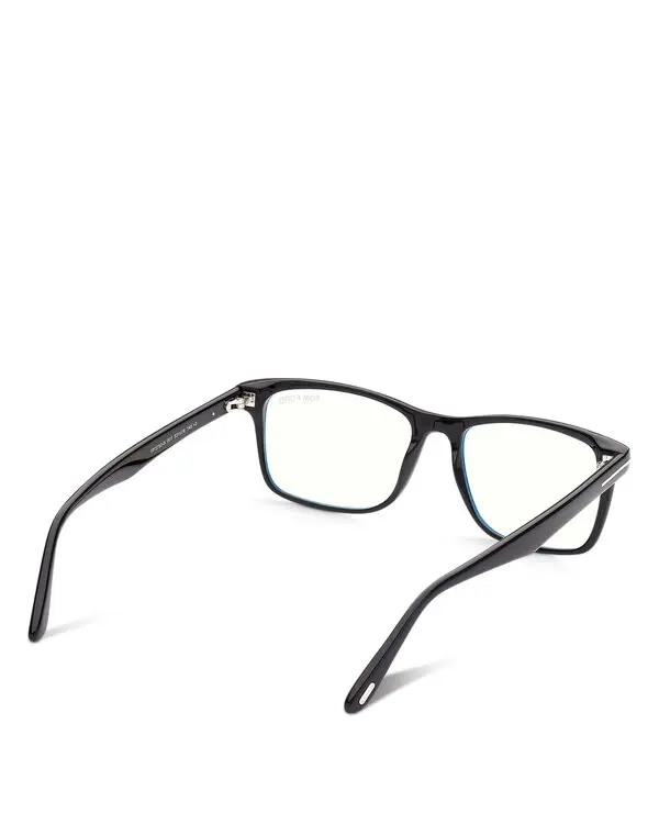 TOM FORD Square Blue Light Glasses 55mm - Black