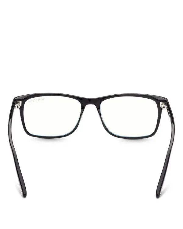 TOM FORD Square Blue Light Glasses 55mm - Black
