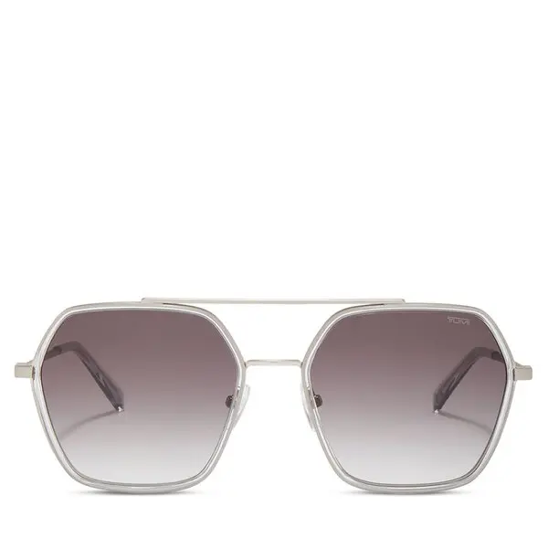 Tumi Hexagon Double Bar Sunglasses, 56mm