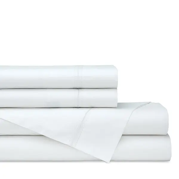 LILI ALESSANDRA Bella Cotton Sheet Set, Queen - White/white