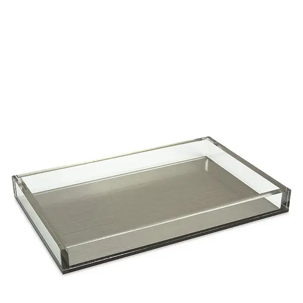 TIZO Lucite Tray - Silver