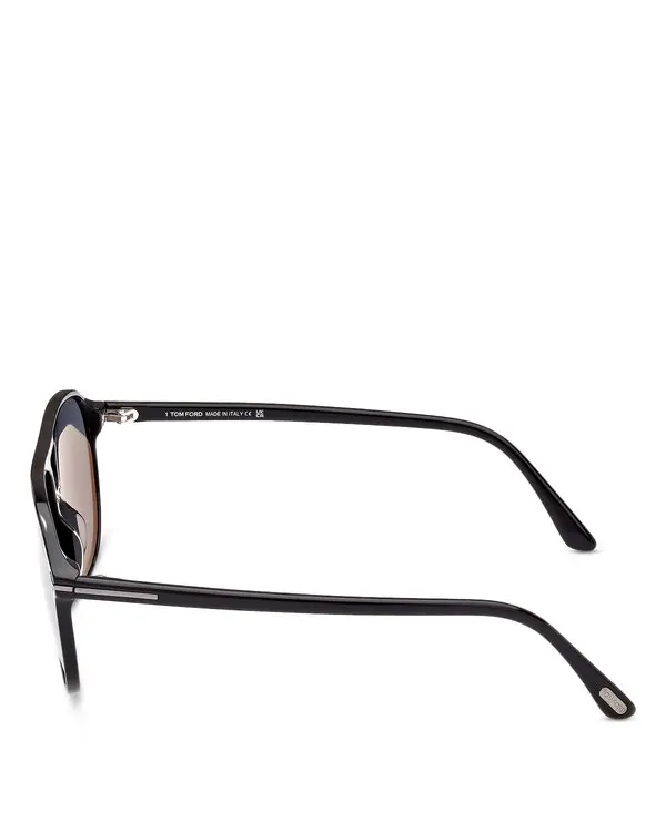 TOM FORD Navigator Sunglasses - Black/gray Polarized Solid