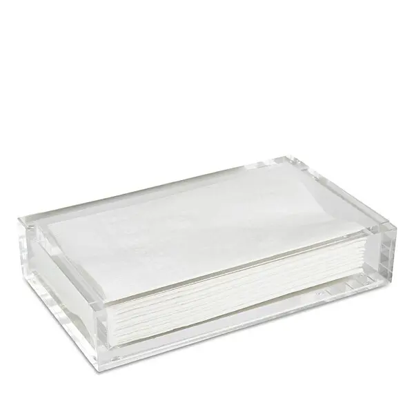 TIZO Lucite Guest Towel Tray - Clear