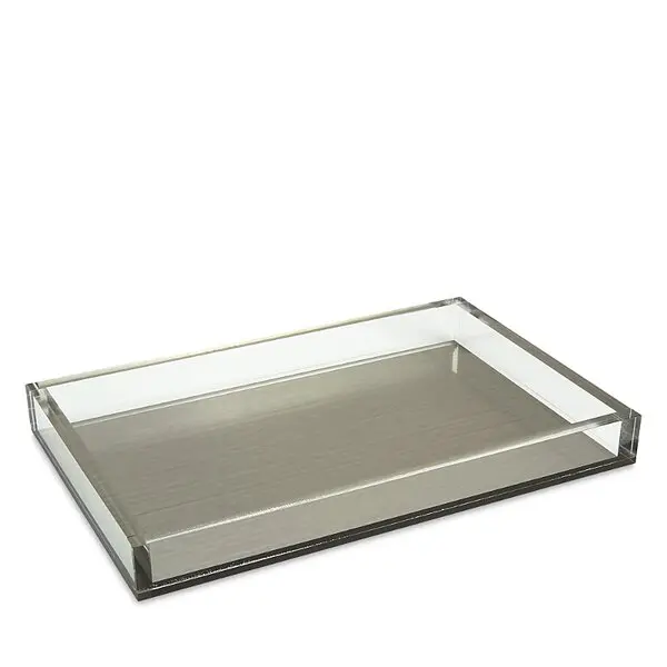 TIZO Lucite Tray - Silver