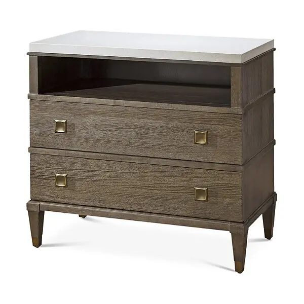 UNIVERSAL Bloomingdale's Leo Two-drawer Nightstand