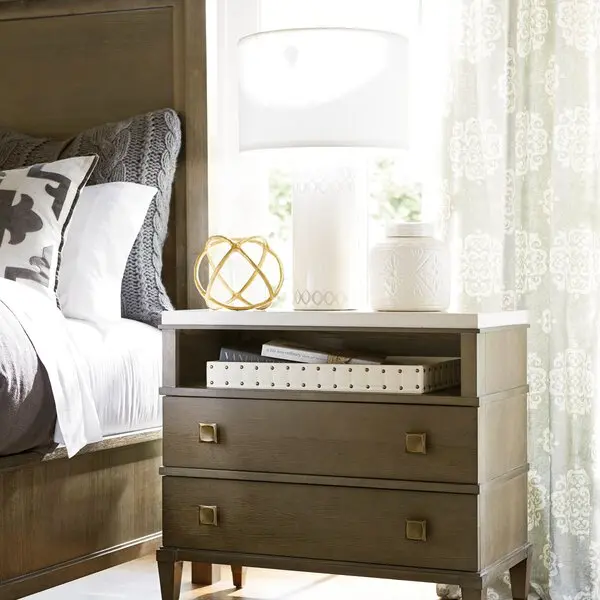 UNIVERSAL Bloomingdale's Leo Two-drawer Nightstand