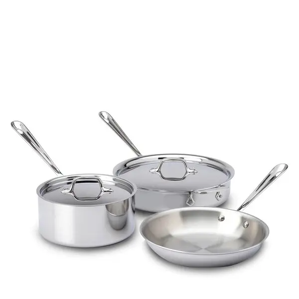 ALL-CLAD D3 Steel 5-piece Cookware Set